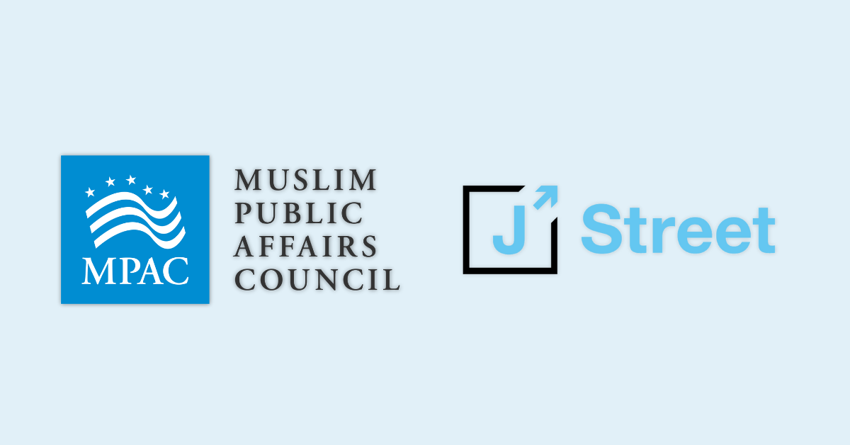 MPAC and J Street Joint Statement On Use of Fighting Antisemitism as ...